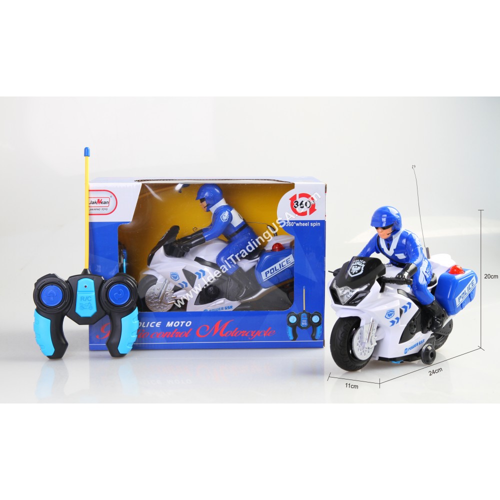 R/C Police Motorcycle (18pcs/box)