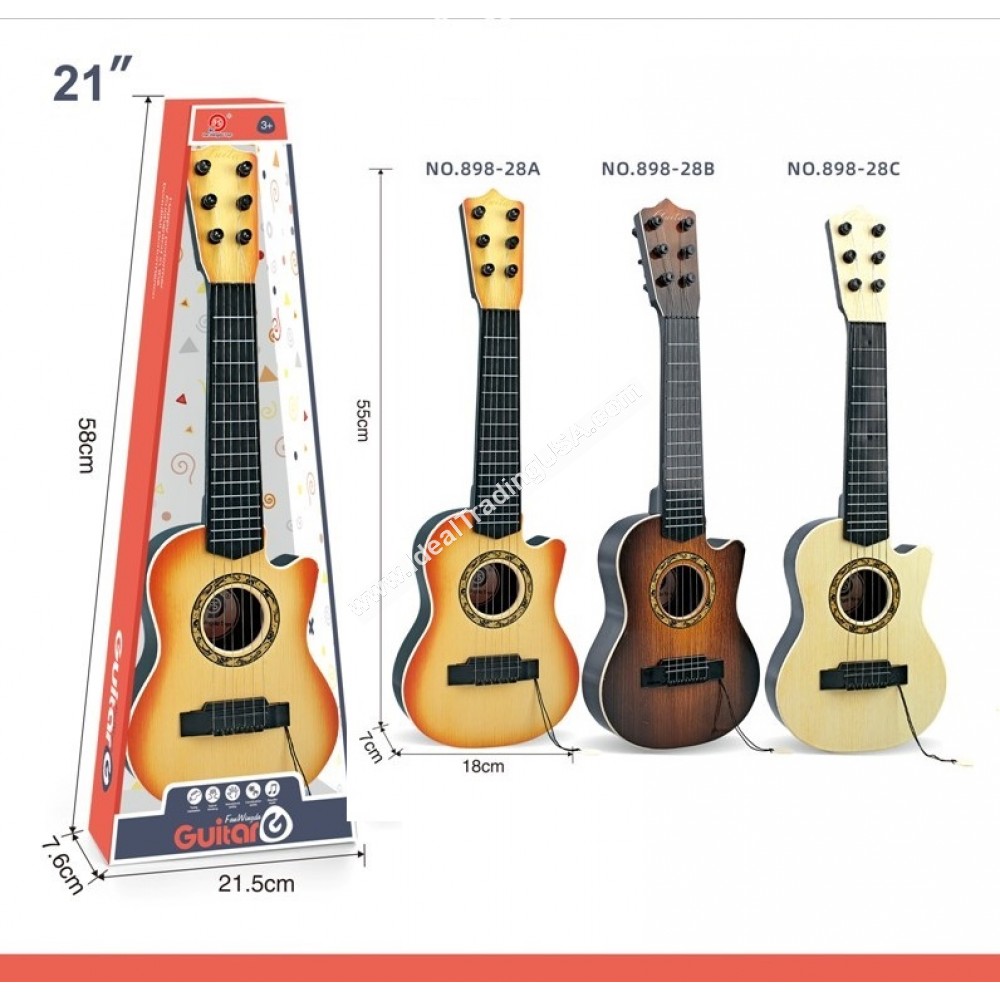 21 Inch Guitar 3 Colors (18pcs/Box)